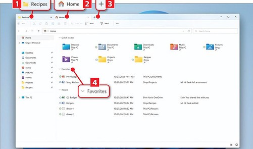 W11 Gets File Explorer Tabs And Taskbar Overflow Menu - Computeractive ...