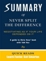 Never Split The Difference PDF | PDF | Empathy | Negotiation