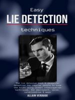 Crim 4 Lie Detection | PDF | Lie | Deception