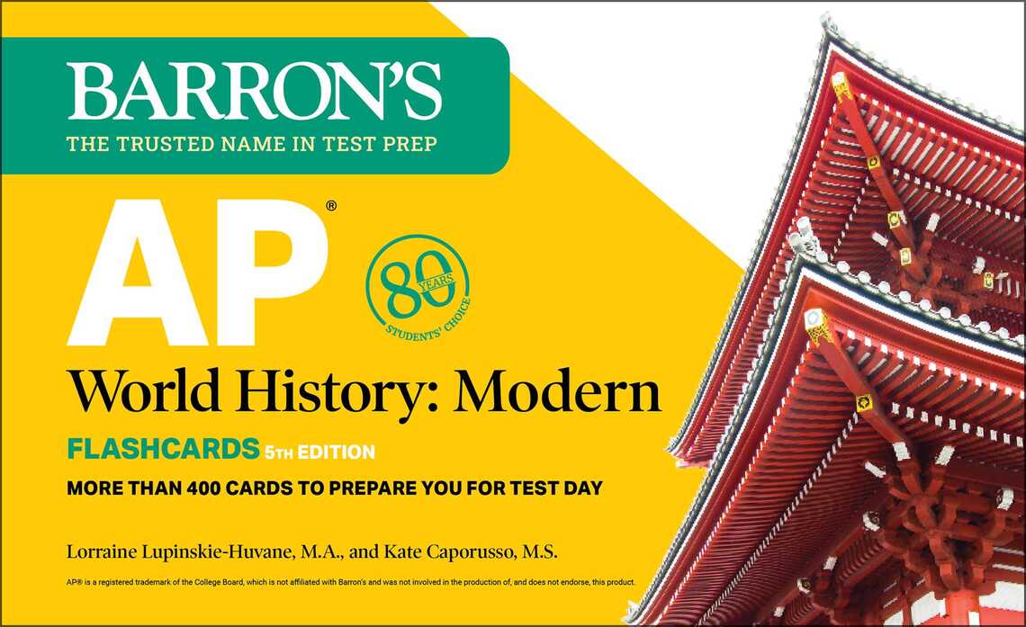 AP World History Modern, Fifth Edition: Flashcards: Up-to-Date Review ...