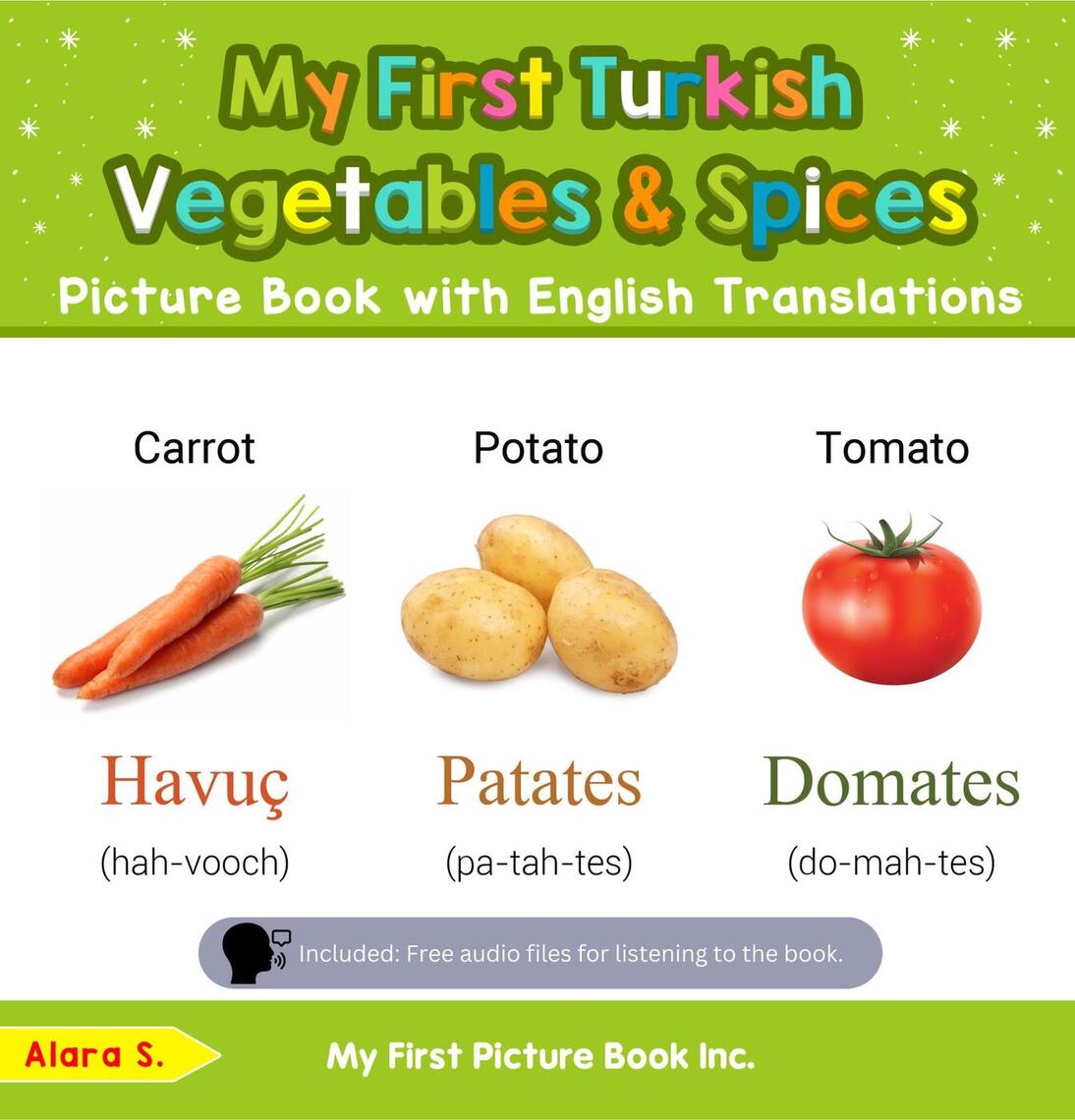 My First Turkish Vegetables & Spices Picture Book with English ...