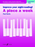 Piano Sight Reading Exercises For Beginners | PDF