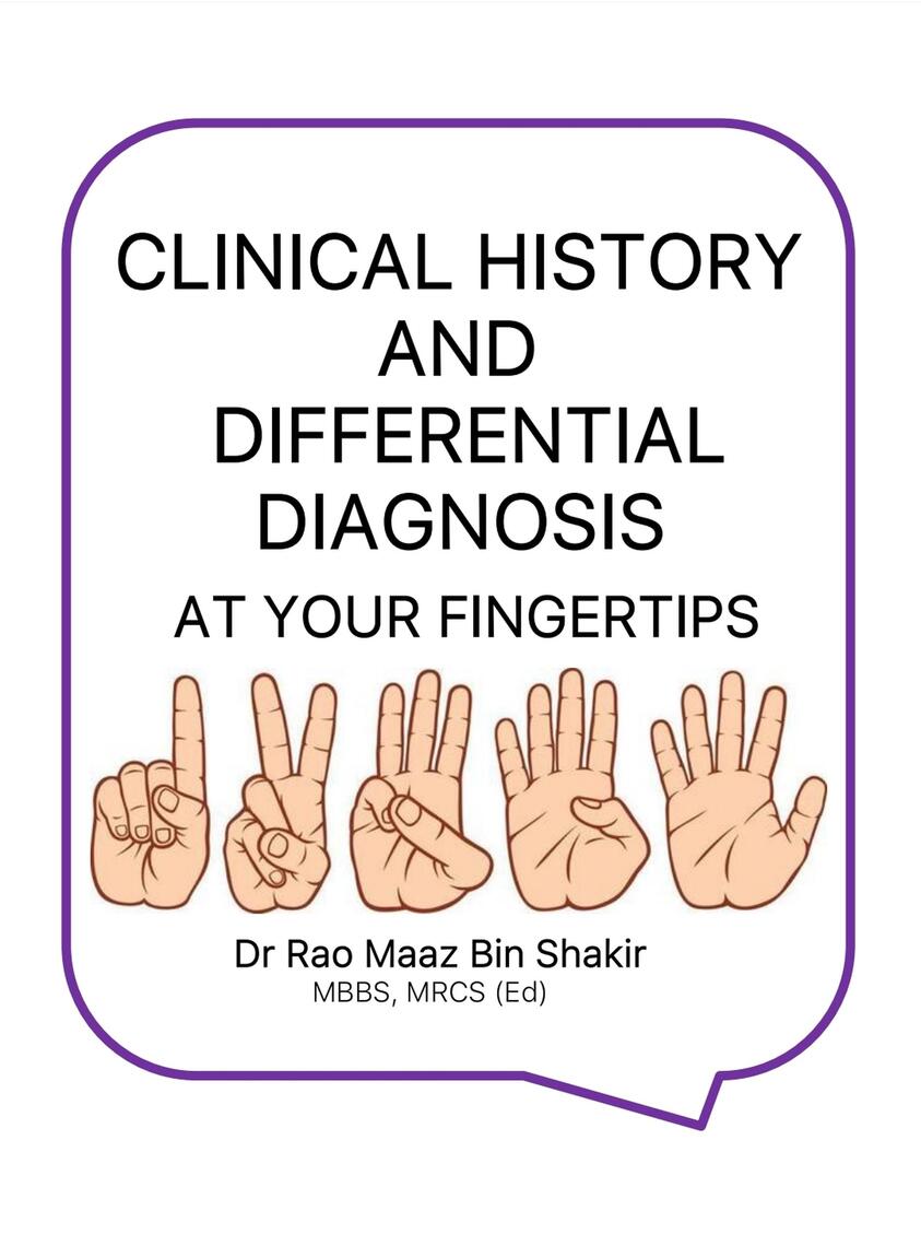 CLINICAL HISTORY AND DIFFERENTIAL DIAGNOSIS AT YOUR FINGERTIPS by Rao ...