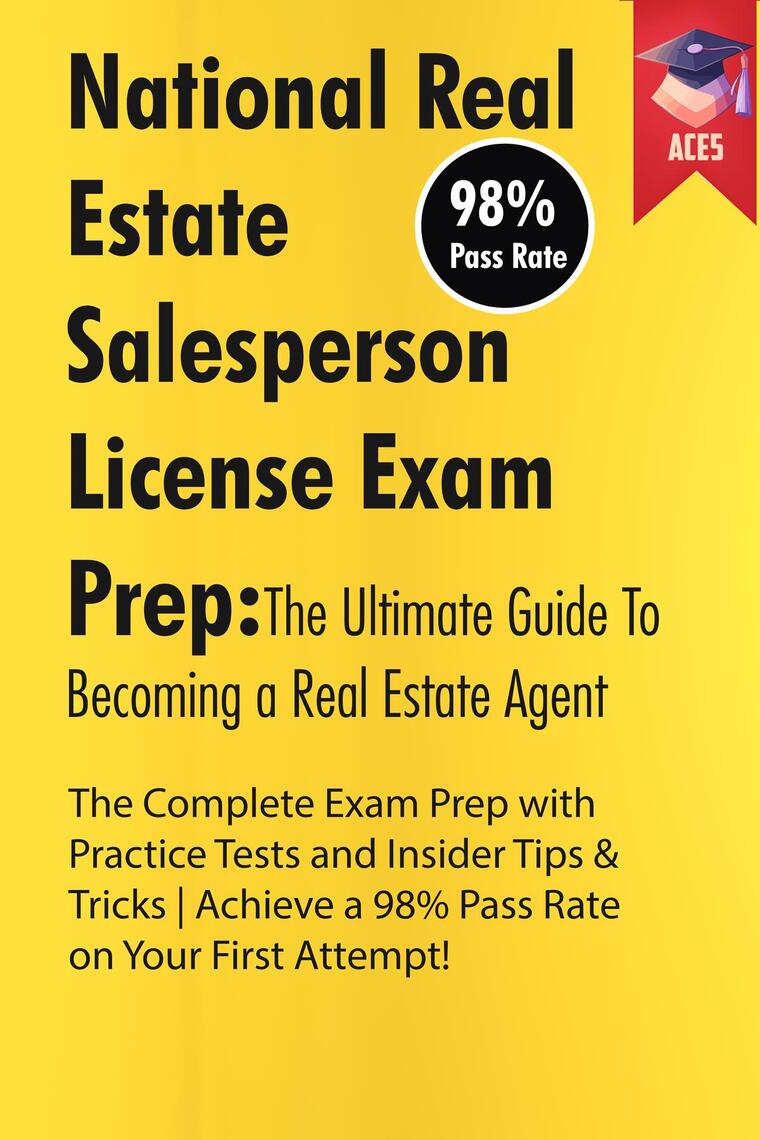 National Real Estate Salesperson License Exam Prep by PSI Ace5 - Ebook ...