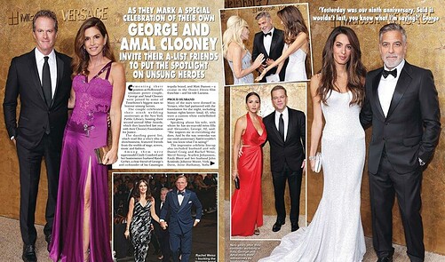 As They Mark A Special Celebration Of Their Own george And Amal Clooney ...