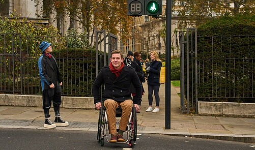 'Green Man' Pedestrian Crossings At Key London Locations Replaced With Wheelchair-user Lights ...