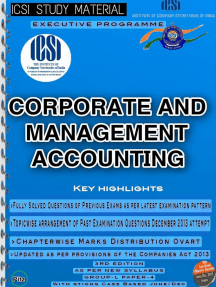 Corporate and Management Accounting - Icsi Study Material by Pitz ...