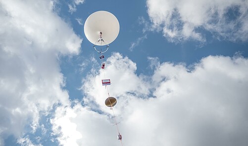 Hundreds Of Balloons Go Airborne To Witness The Eclipse From The Edge ...