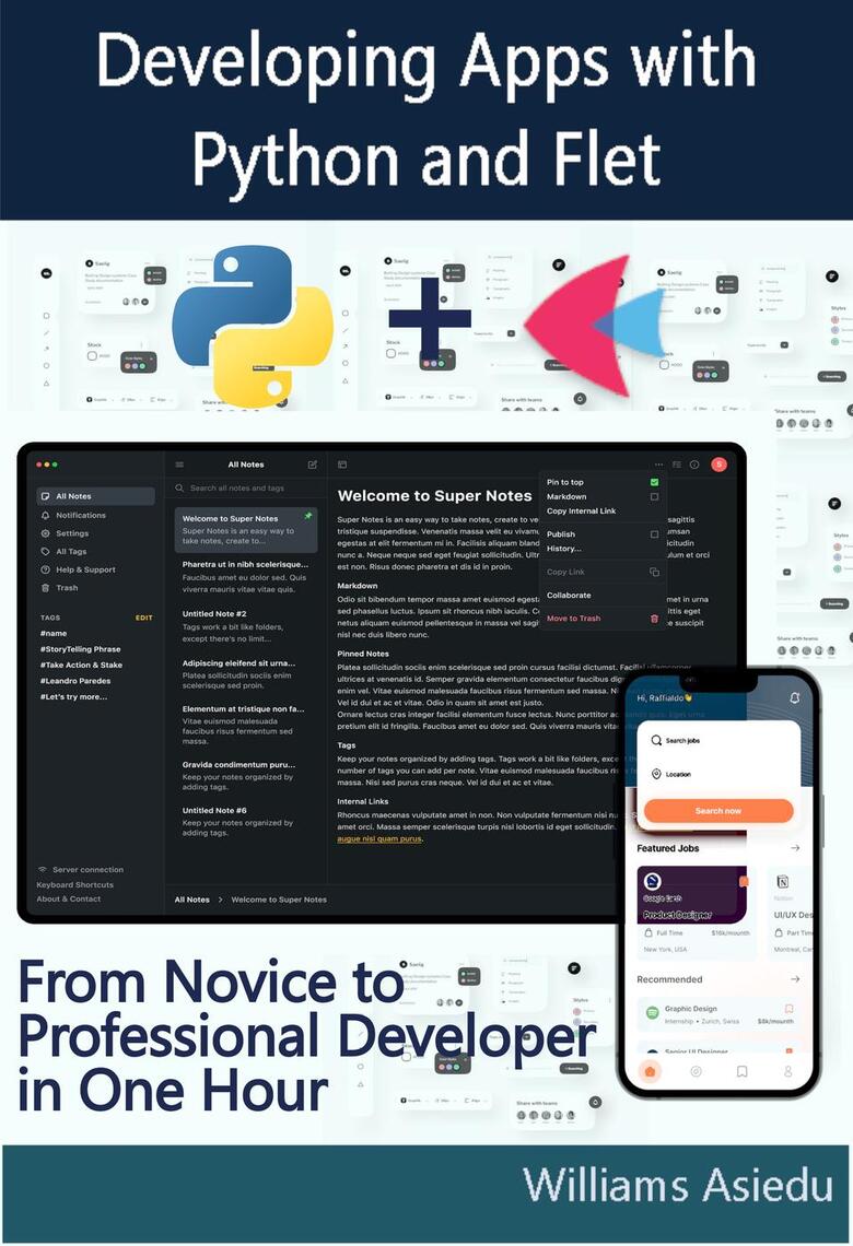 Developing Apps with Python and Flet by Williams Asiedu (Ebook) - Read free for 30 days