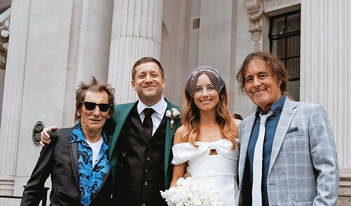 As Rolling Stone’s Son Marries Iron Maiden Star’s Daughter Tyrone Wood ...