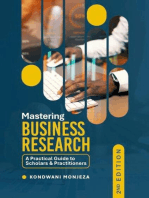 MRes Research Proposal Guidance | PDF | Business