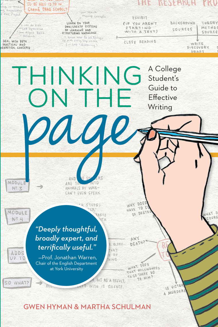 Thinking On The Page by Martha Schulman, Gwen Hyman (Ebook) - Read free ...