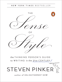 The Sense of Style by Steven Pinker (Ebook) - Read free for 30 days