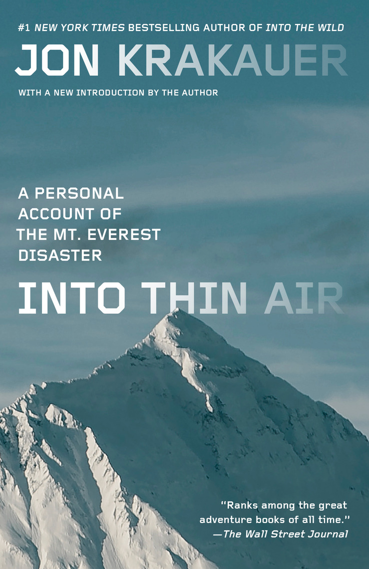 Into Thin Air by Jon Krakauer (Ebook) - Read free for 30 days