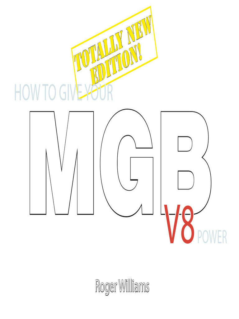 How to Give Your MGB V8 Power - Fourth Edition by Roger Williams (Ebook ...