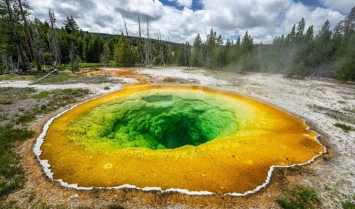 Yellowstone Tourists Accused Of Ruining Morning Glory’s Crystal Blue ...