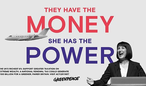 TfL Backtracks After 'Banning' Greenpeace Tax The Rich Advert Ahead Of ...
