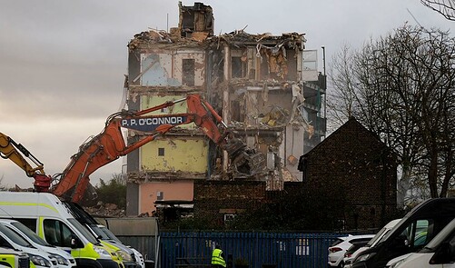 Dagenham Fire: Demolition Works Begin After Block Of Flats Destroyed By ...