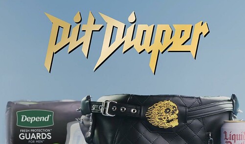 Liquid Death’s Leather Mosh Pit Diaper Sells Out After Viral Bathroom ...