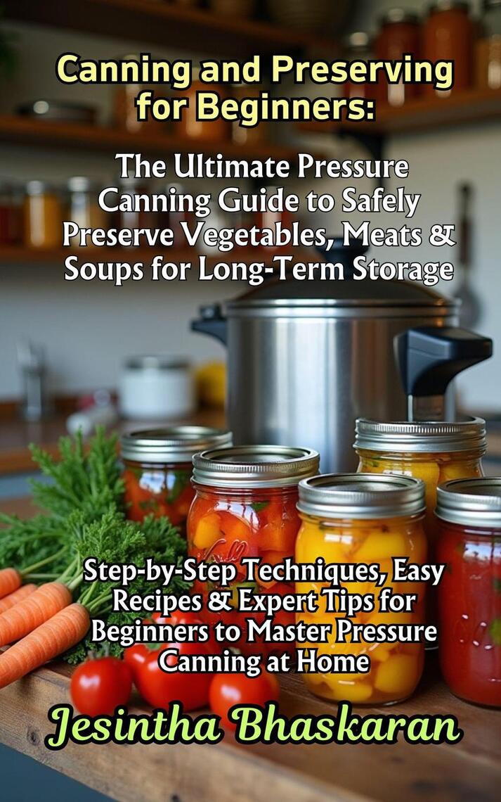 Canning and Preserving for Beginners: The Ultimate Pressure Canning Guide to Safely Preserve ...