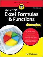 Parts of MS Excel Window | PDF