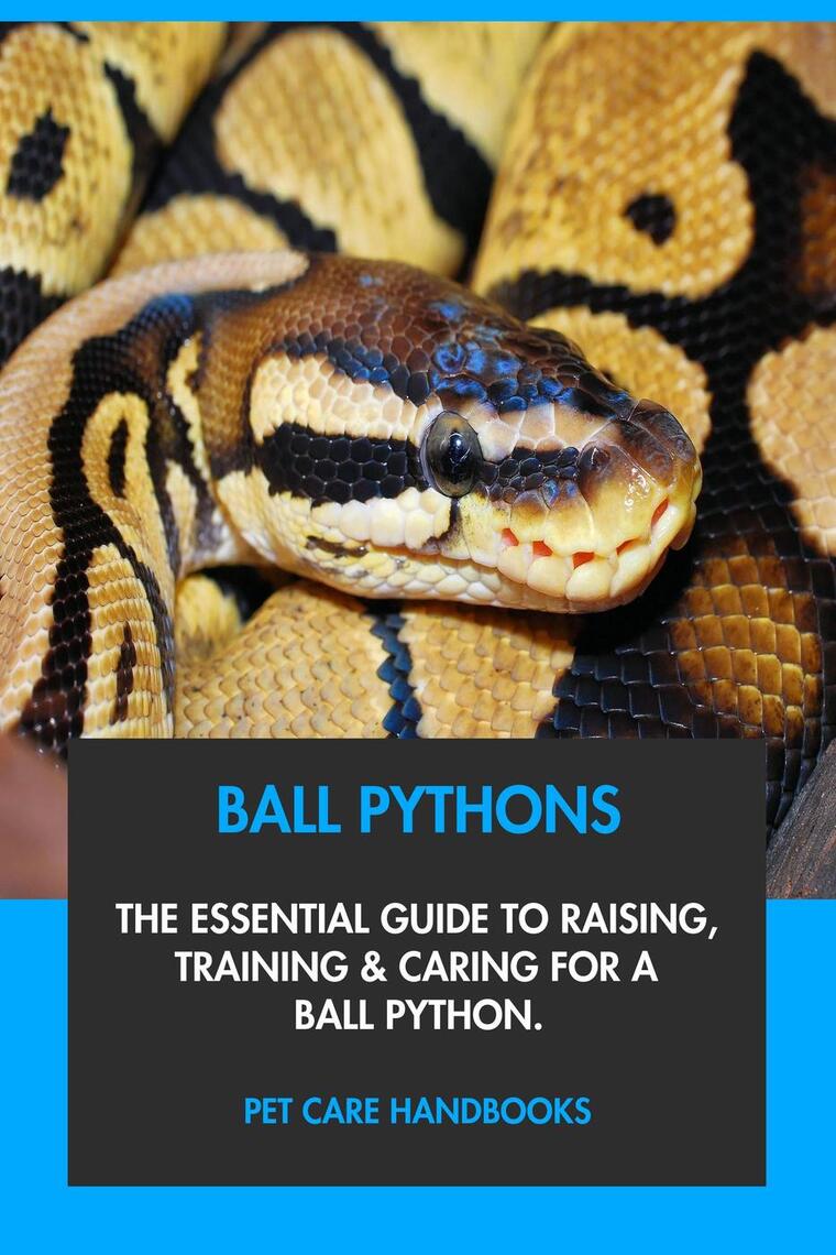 Ball Pythons: The Essential Guide to Raising, Training & Caring for A Ball Python. by Pet Care ...