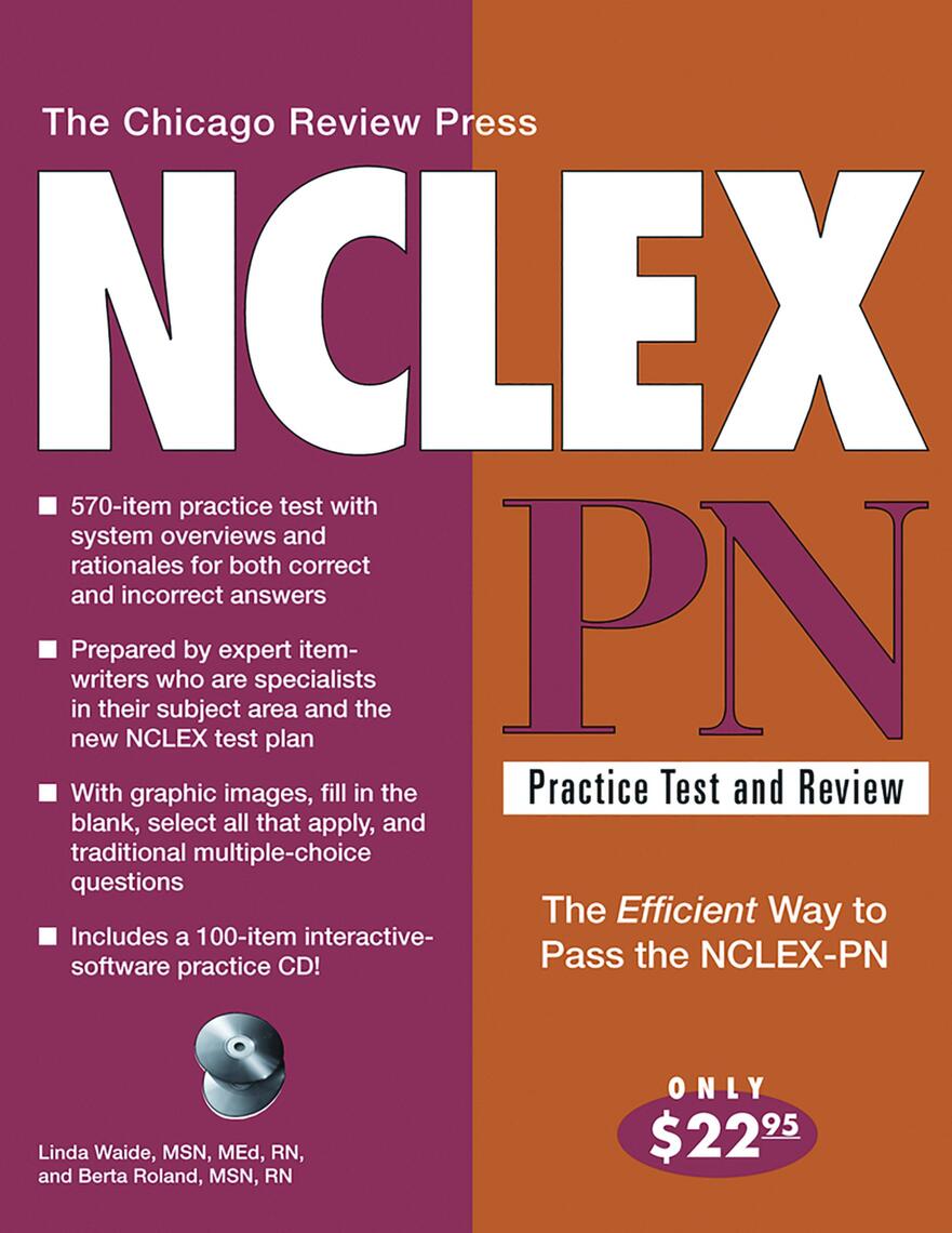 Chicago Review Press NCLEX-PN Practice Test and Review by Linda Waide ...