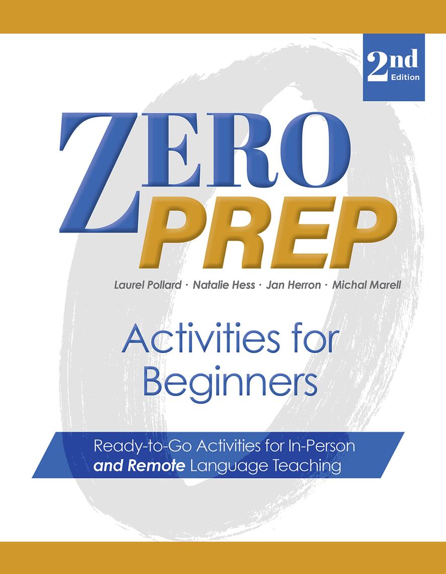 Zero Prep Activities for Beginners by Michal Marell, Natalie Hess, Jan ...