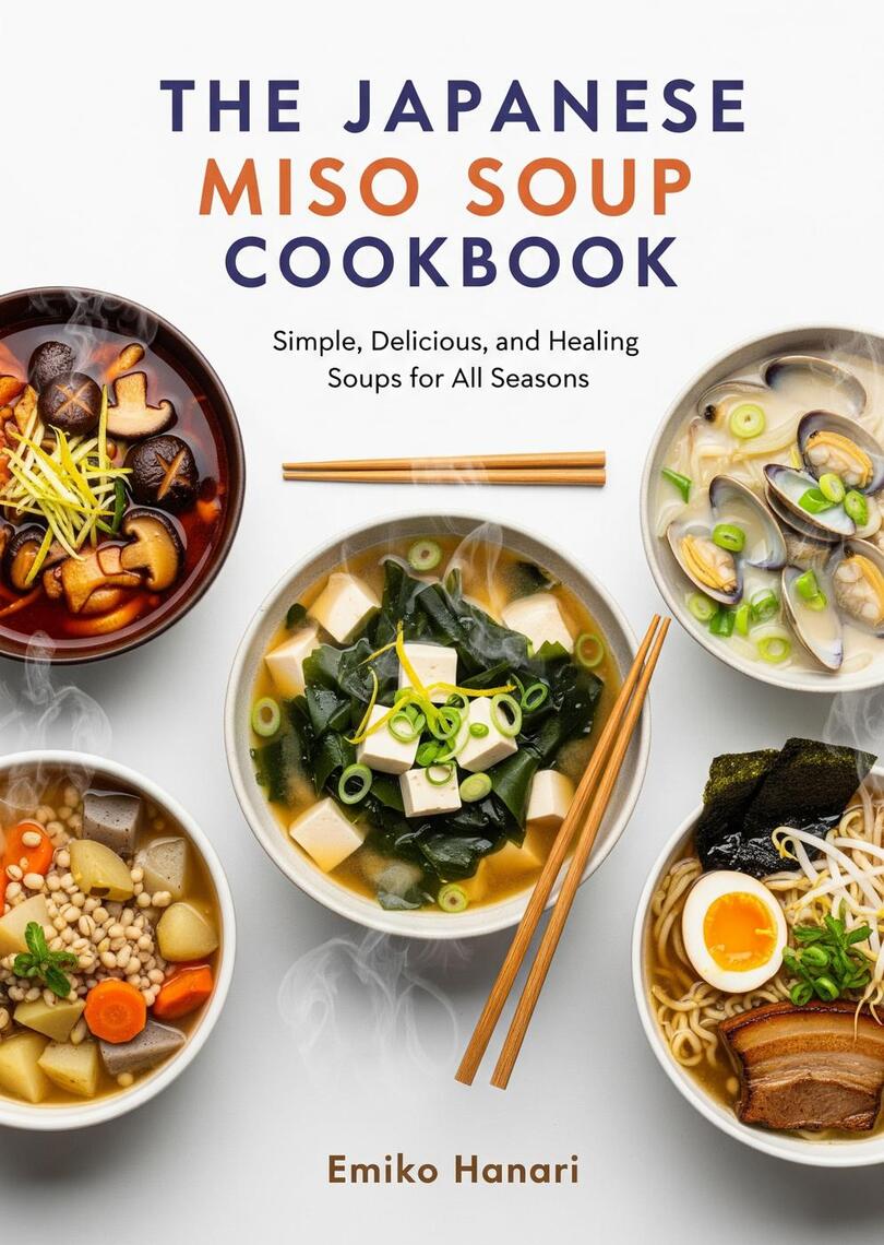 The Japanese Miso Soup cookbook: Simple, Delicious, and Healing Soups ...