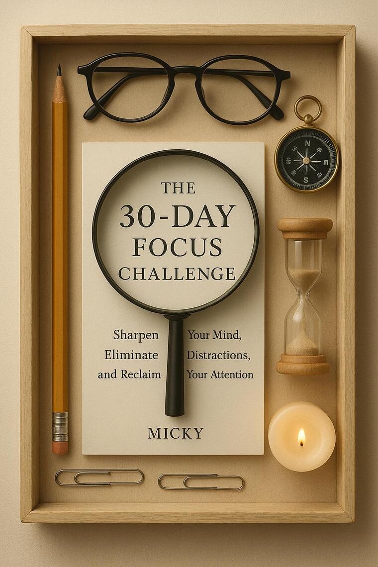 The 30-Day Focus Challenge: Sharpen Your Mind, Eliminate Distractions ...