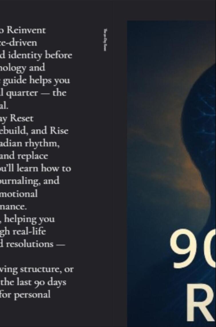 The 90-Day Reset by Matthew Petchinsky (Ebook) - Read free for 30 days