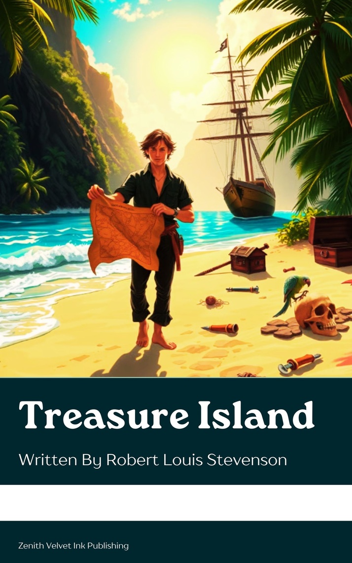 Treasure Island by Robert Louis Stevenson, Zenith Velvet Ink Publishing ...