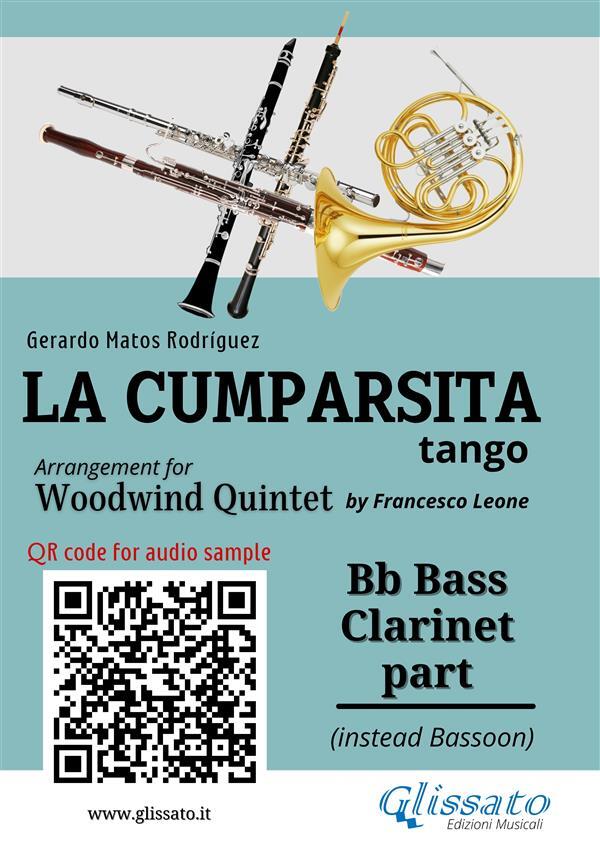 Bb Bass Clarinet part "La Cumparsita" tango for Woodwind Quintet by ...