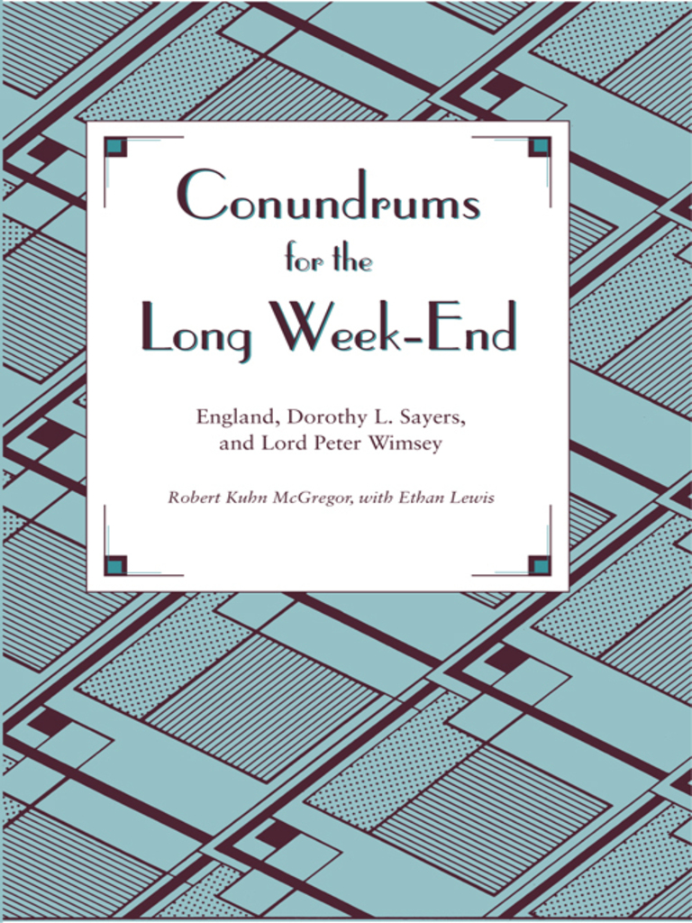 Conundrums for the Long Week-End by Ethan Lewis, Robert Kuhn McGregor ...