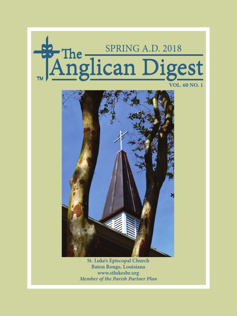 Issues Archive - The Anglican Digest